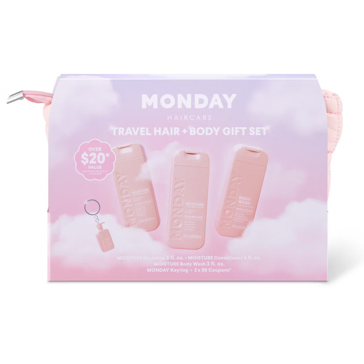 MONDAY | Hair & Body Shampoo and Conditioner Gift Set - Travel Set ...