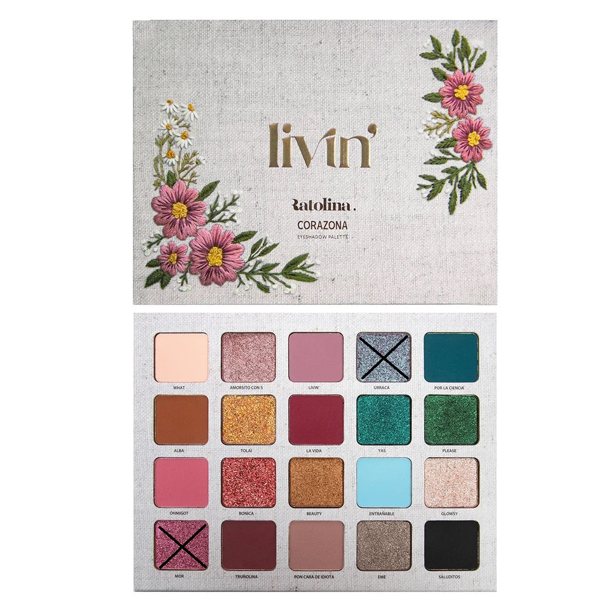 DAÑADA - Corazona | Livin by Ratolina EYESHADOW PALETTE – DaMar Beauty