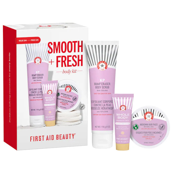 First Aid Beauty | Smooth + Fresh Body Kit – Essentials for Every Body ...